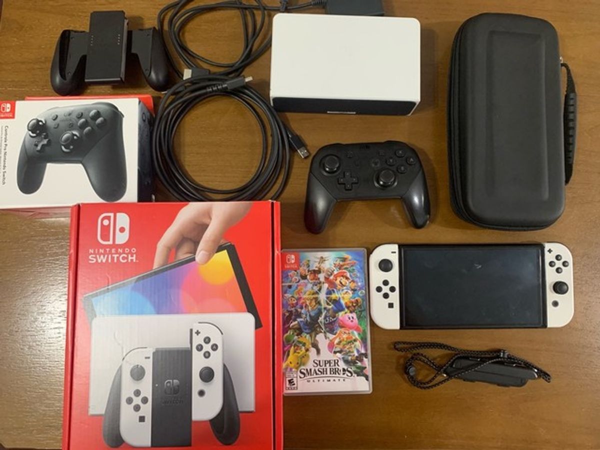 Nintendo Switch Oled + Jogo + Controle | Console de Videogame Nintendo ...