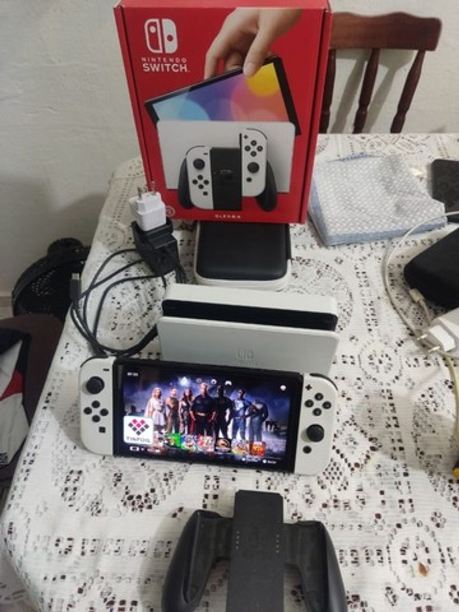 Nintendo Switch Oled | Console de Videogame Nintendo Usado 74911212 | enjoei