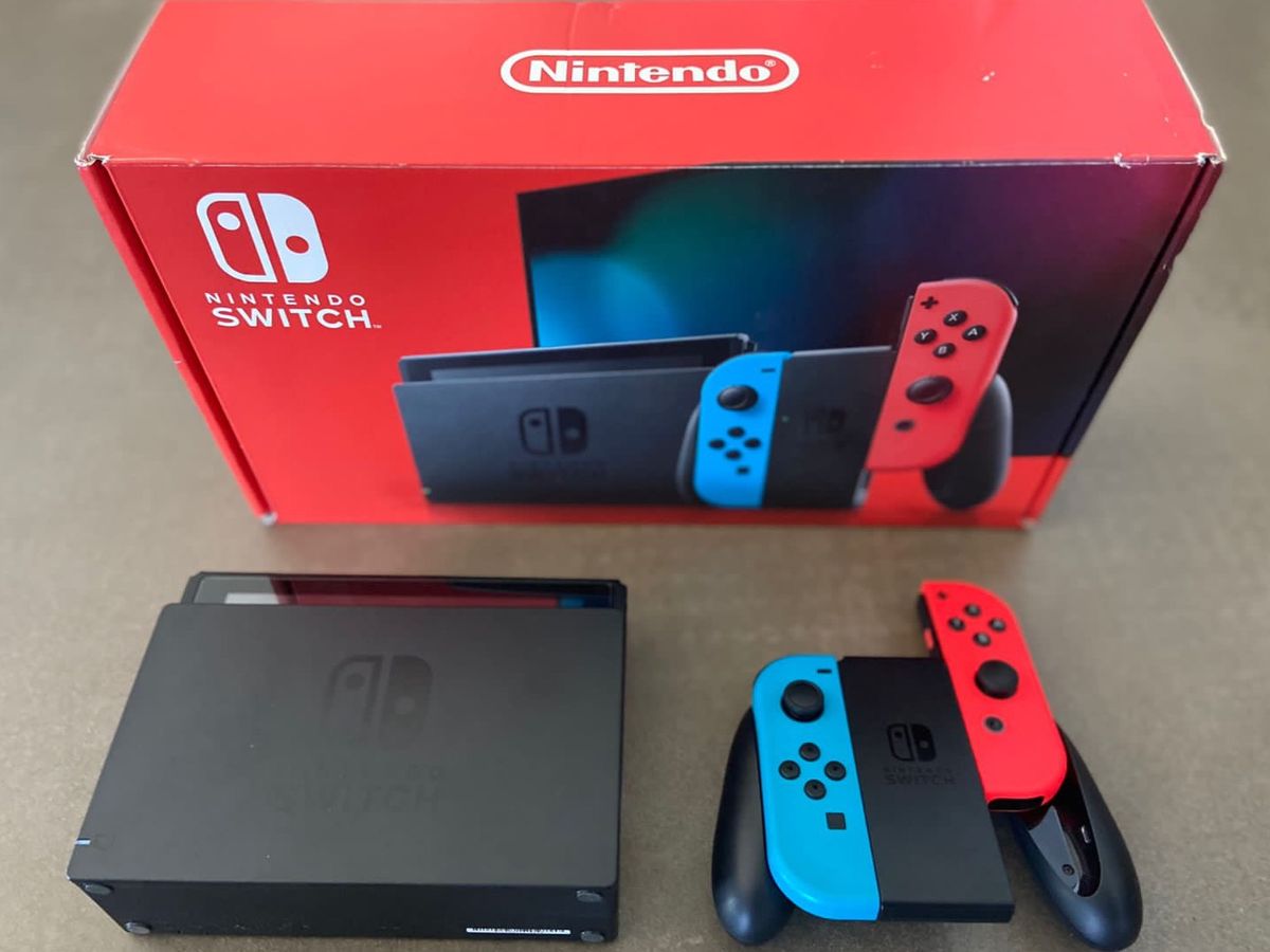 Nintendo Switch V2 32gb Seminovo Neon (azul/vermelho) | Console de ...