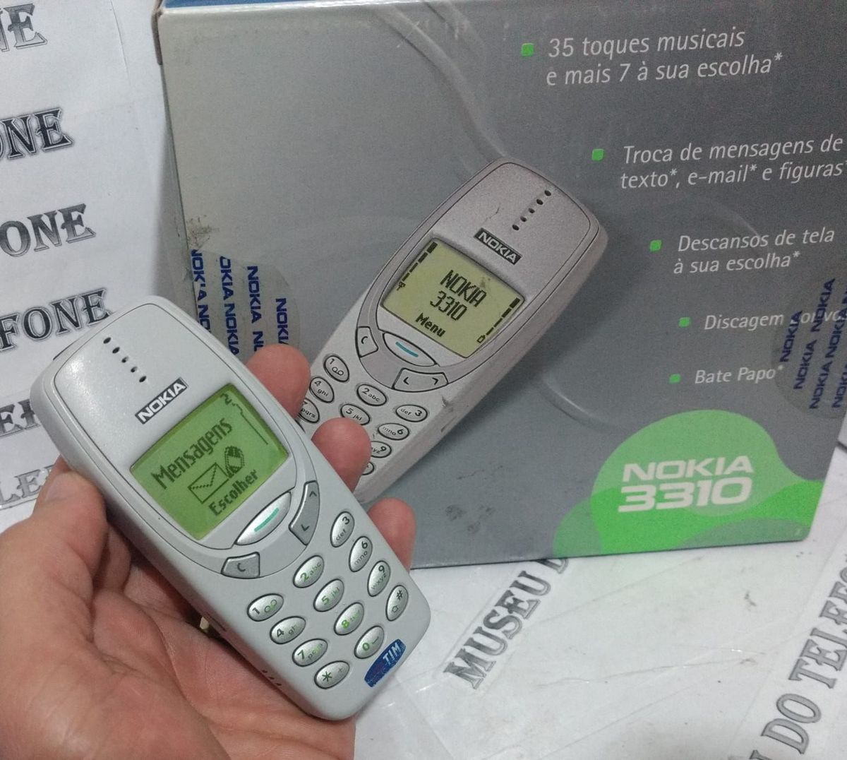 Nokia 3310 Celular Antigo Reliquia Na Caixa Brasil | Cacareco Nokia Usado 113224397 | enjoei