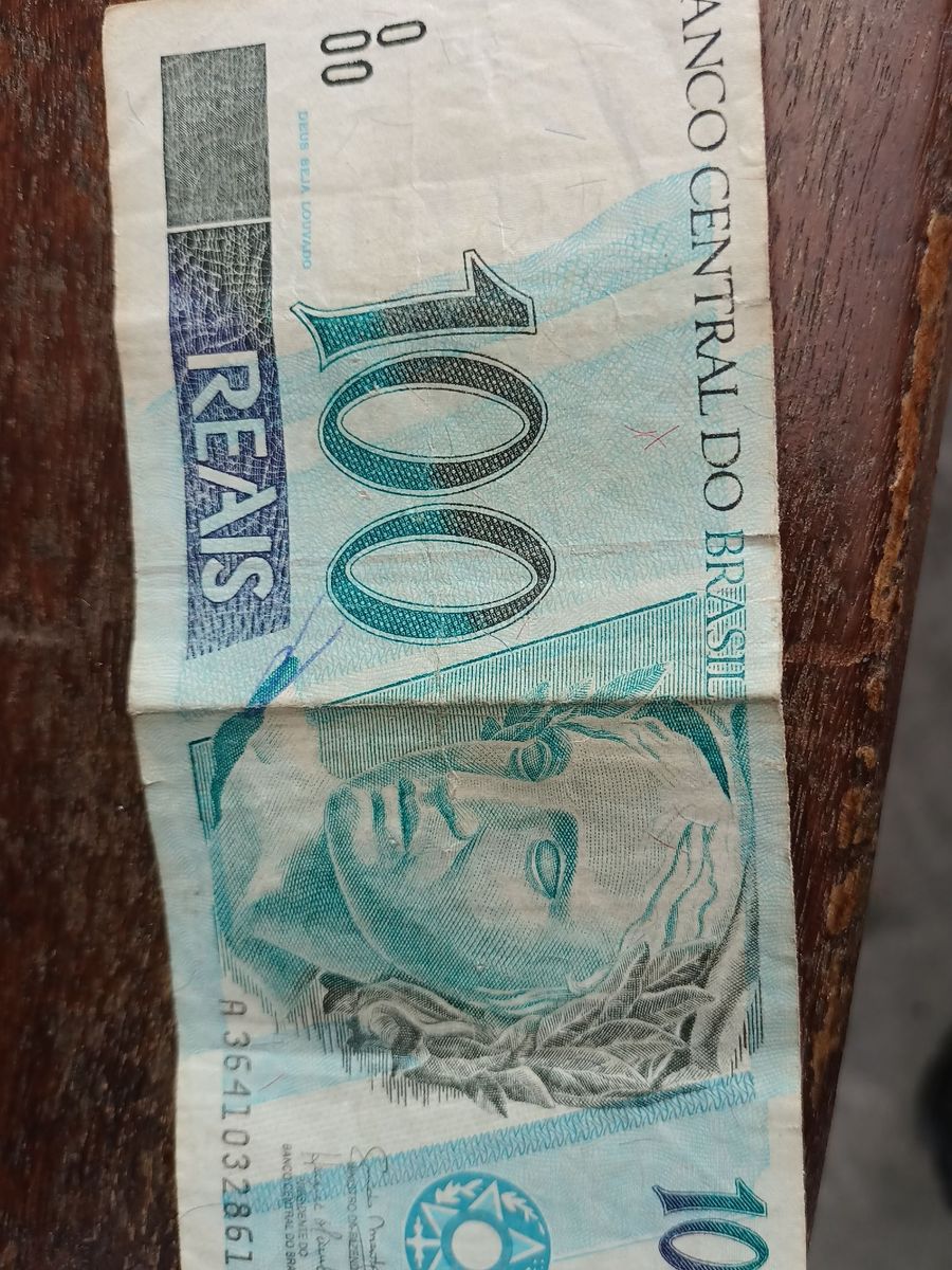 Nota Cem Antiga | Produto Vintage e Retro Real Usado 77089631 | enjoei