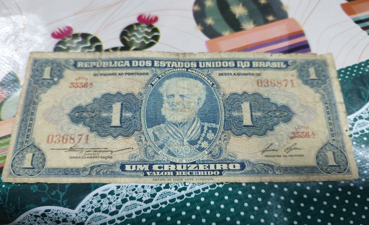 Nota de 1 Cruzeiro | Produto Vintage e Retro Cruzeiros Usado 106108224 ...
