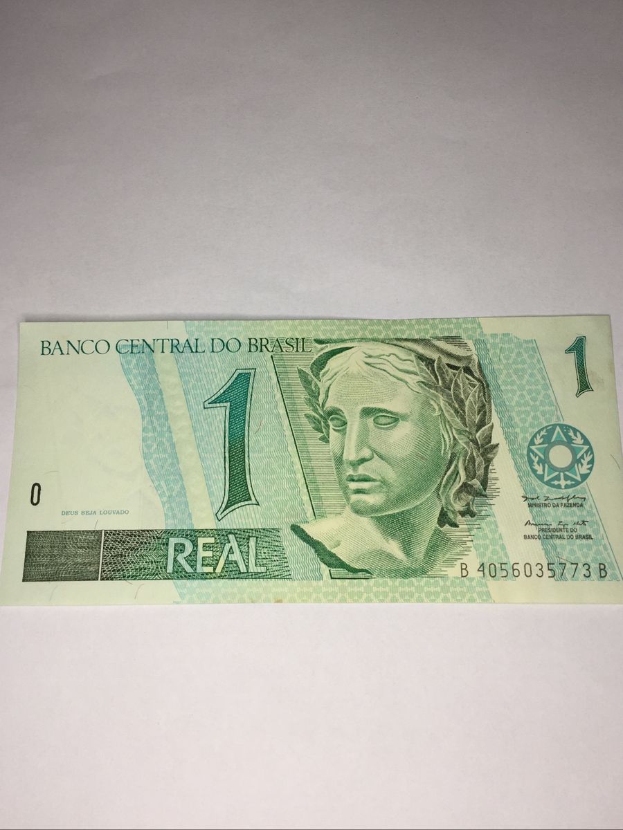 Nota de 1 Real Antiga | Produto Vintage e Retro Nunca Usado 41461464 ...