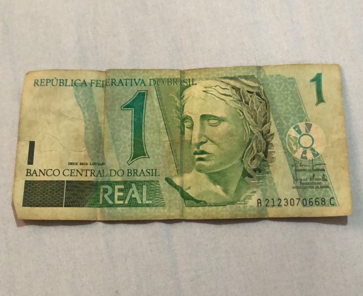 Nota de 1 Real e Nota de 1 Cruzeiro | Produto Vintage e Retro Usado ...