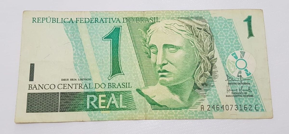 Nota de 1 Real Original | Produto Vintage e Retro Usado 31686022 | enjoei