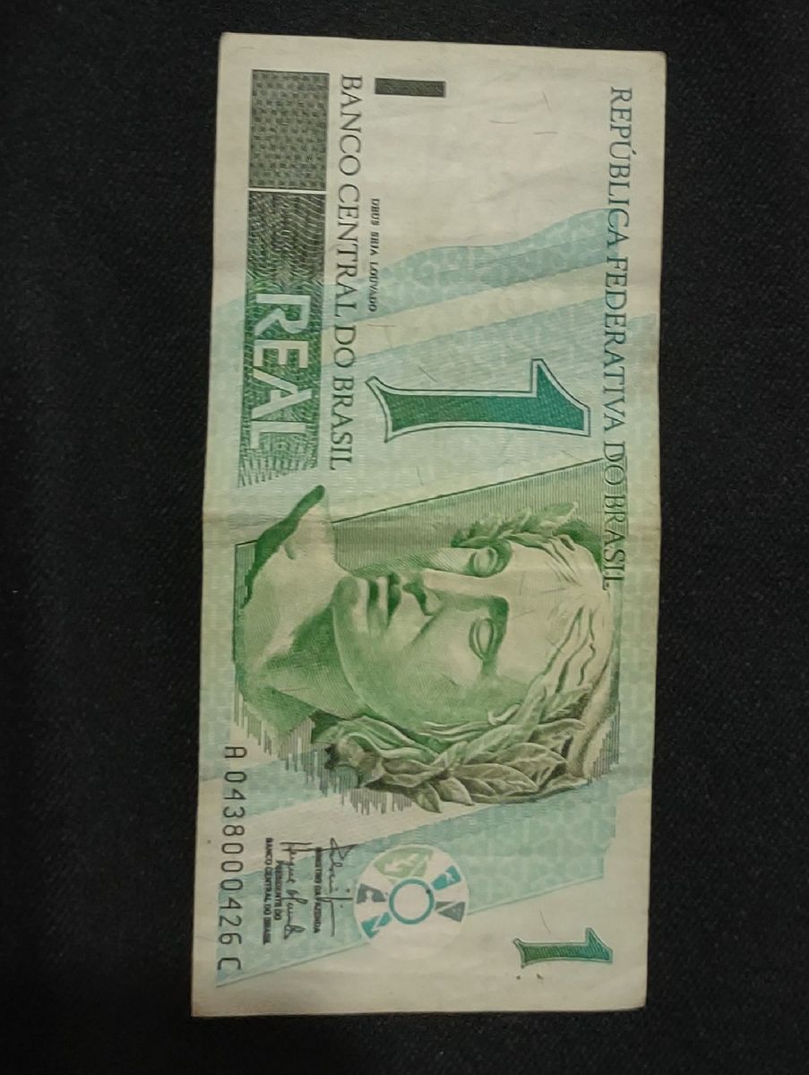Nota de 1 Real Rara em Perfeito Estado | Produto Vintage e Retro Usado ...