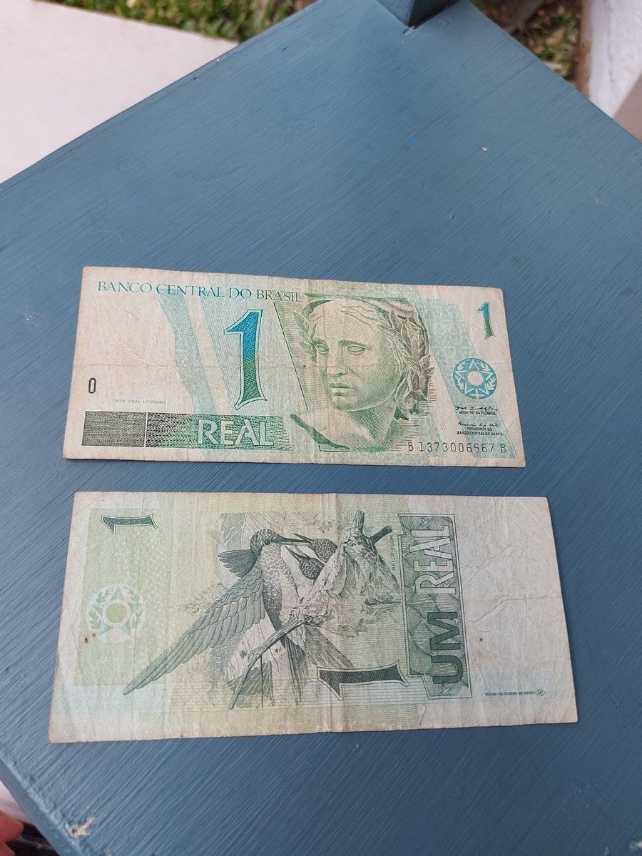 Nota de 1 Real Raridade | Produto Vintage e Retro Usado 66139338 | enjoei