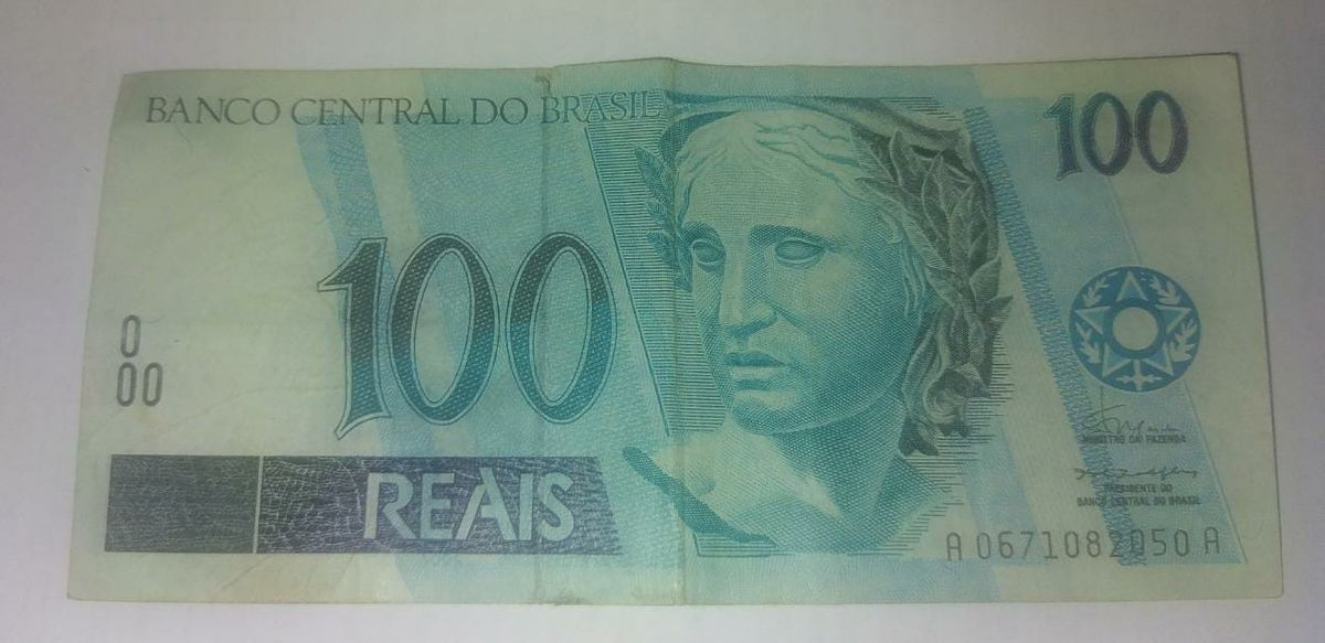 Nota de 100 Reais sem Deus Seja Louvado (rara) | Produto Vintage e ...