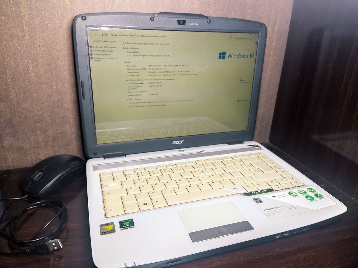 Notebook Acer Aspire 4520 Series | Computador Notebook Acer Usado ...