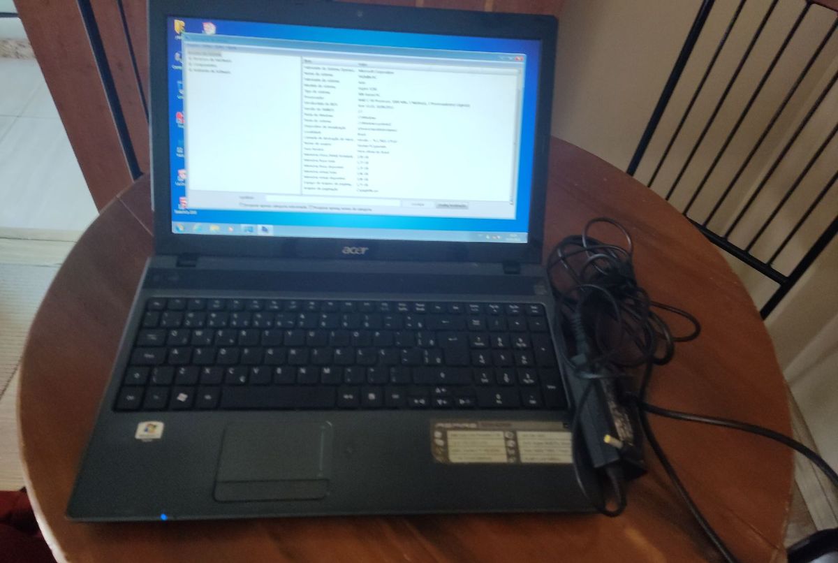 Notebook Acer Windows 7 2gb Ddr3 Memória Amd Dualcore Processador ...