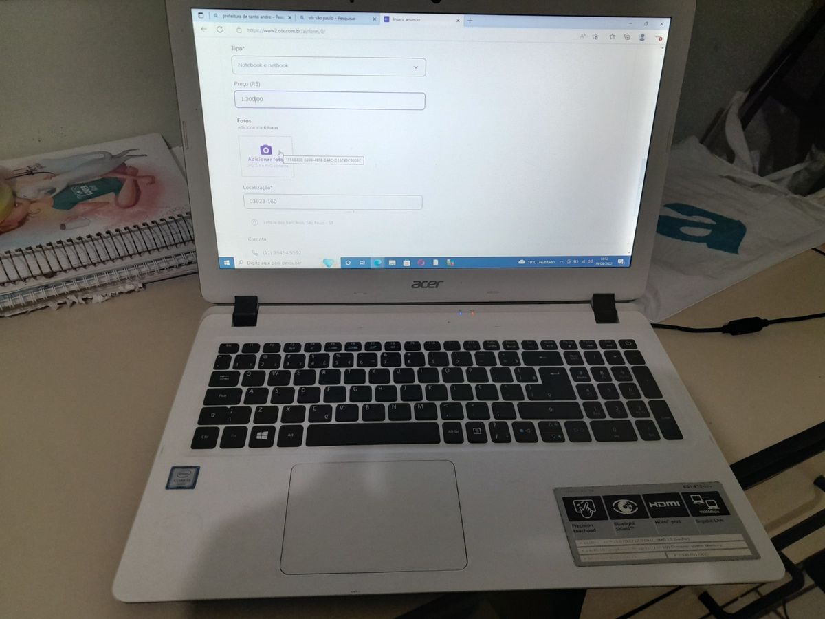 Notebook Acer | Computador Notebook Acer Usado 75333309 | enjoei