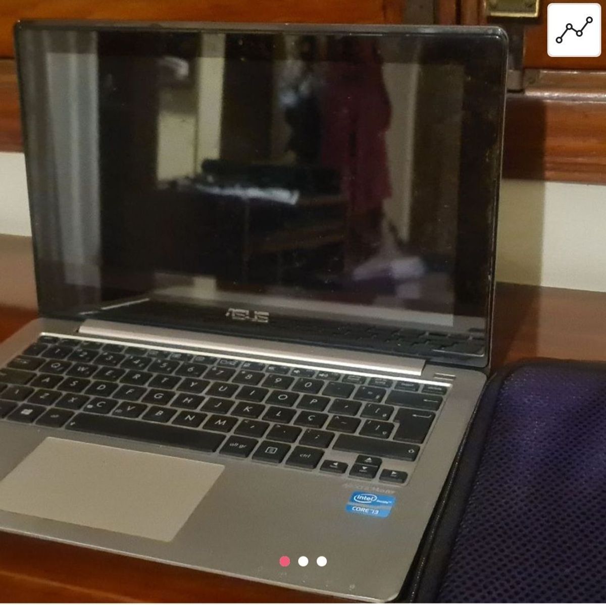 Notebook Asus Touchscreen Prata | Computador Notebook Asus Usado ...