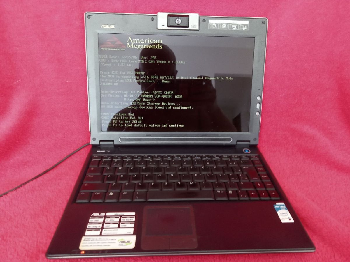 Notebook Asus W5f Series Antigo com Defeito Na Tela | Computador ...