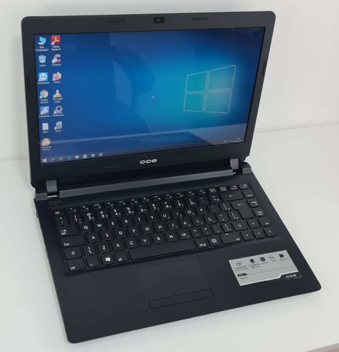 Notebook Cce Ultra Thin U45l Dual Core 4gb 500gb 14' Usado | Computador ...