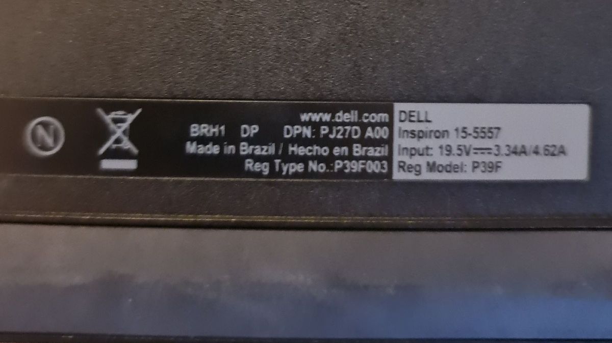 Notebook Dell Inspiron 15-557 | Computador Notebook Dell Usado 65394560 ...