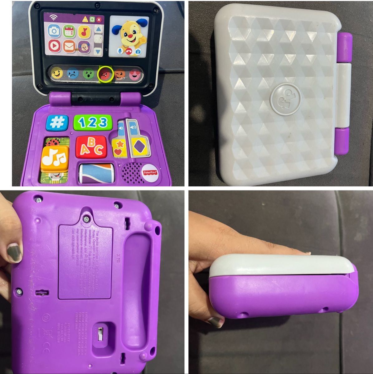 Notebook Fisher Price | Brinquedo para Bebês Fisher Price Usado ...