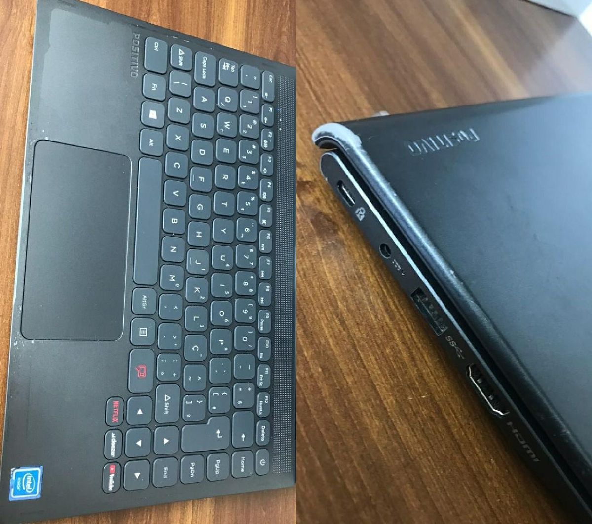 Notebook Positivo Intel Atom Quad Core 4gb 128gb Emmc Tela 14 Windows ...