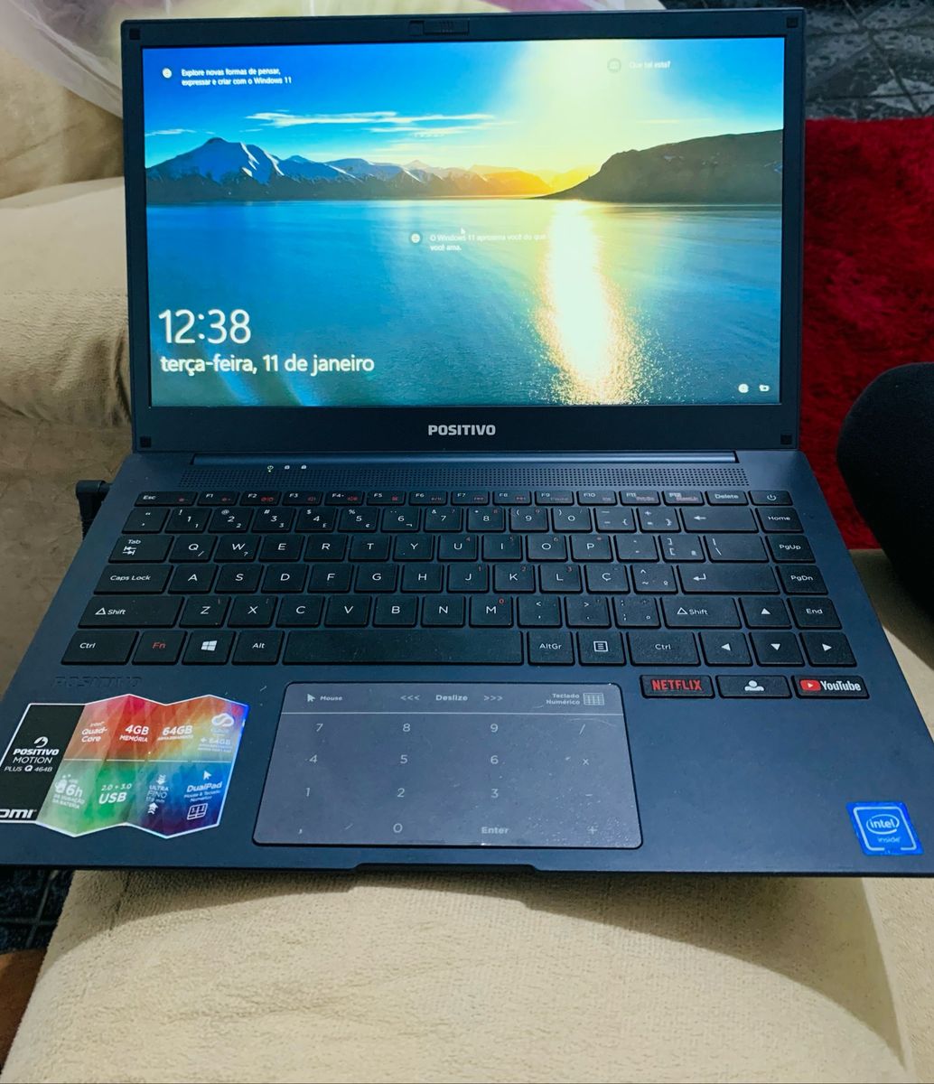 Notebook Positivo Motion Plus Q464b Windows 10 Quad-core 64gb 4gb Ram ...