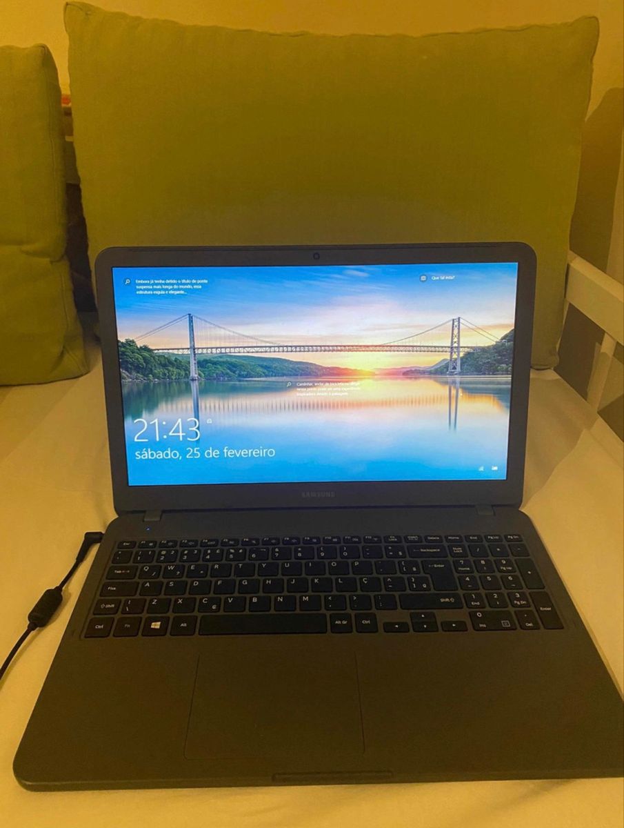 Notebook Samsung Essentials E30 + Cabo Original | Computador Notebook ...