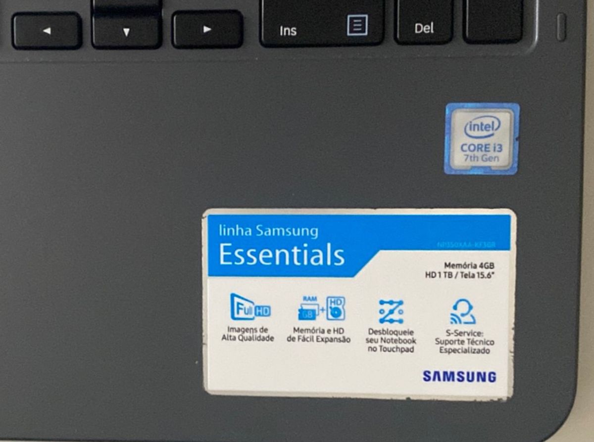 Notebook Samsung Essentials E30 Intel Core I3 4gb 1tb Led Full Hd 15.6 ...