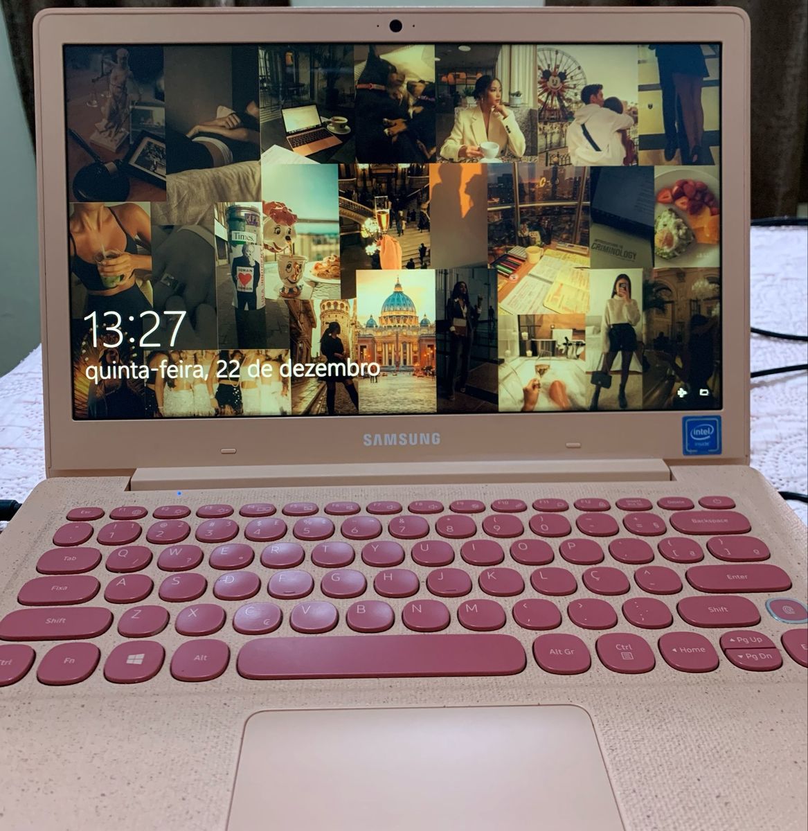 Notebook Samsung Flash F30 Rosa | Computador Notebook Samsung Usado ...