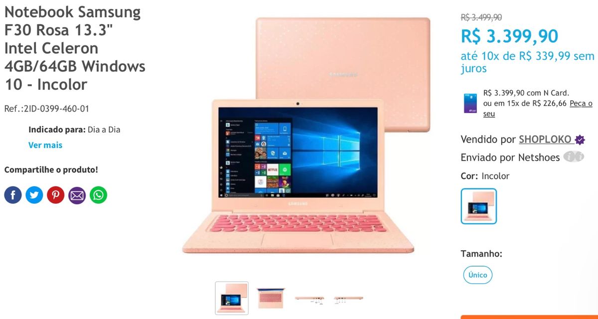 Notebook Samsung Rosa - Flash | Computador Notebook Samsung Usado ...