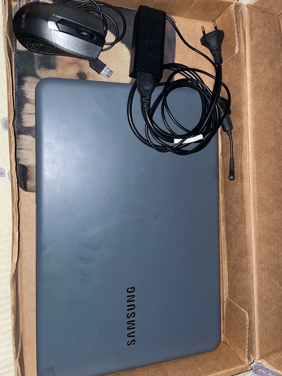 Notebook Samsung Usado Duas Vezes Configuração Boa Dentro da Caixa ...