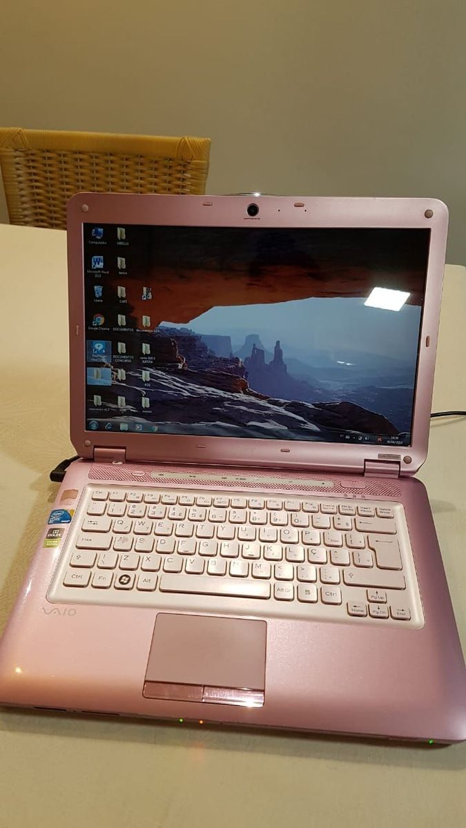 Notebook Sony Vaio Rosa | Computador Notebook Sony Usado 35169026 | enjoei