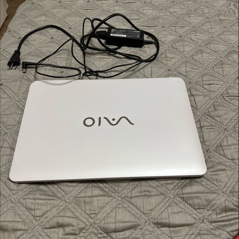 Notebook Vaio Branco Notebook VAIO Branco Notebooks Vida Nova,