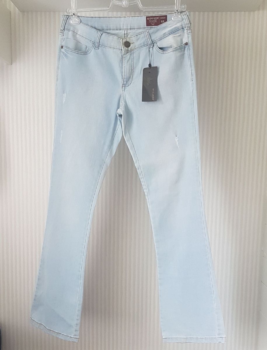 Nova! Calça Jeans M. Officer Flare Clara, Tam 44, Modelo Que Alonga a ...