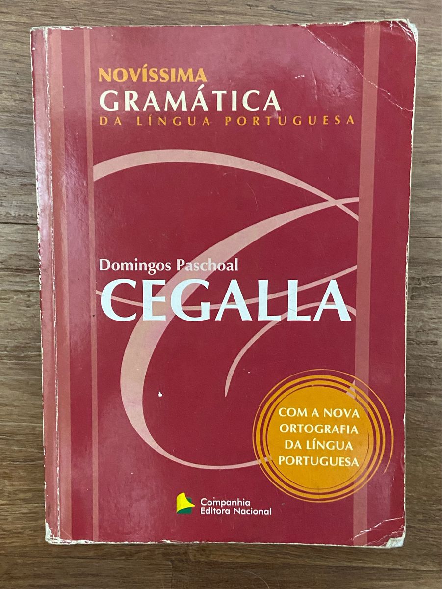 Novíssima Gramática - Cegalla | Livro Domingos Paschoal Cegalla Usado ...