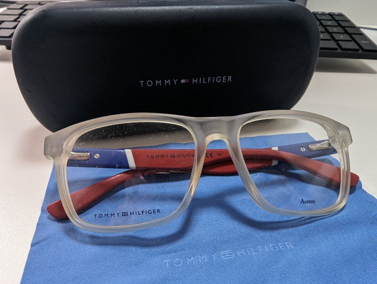 *novo* Oculos de Grau Tommy Hilfiger Th1282 | Óculos Masculino Tommy ...