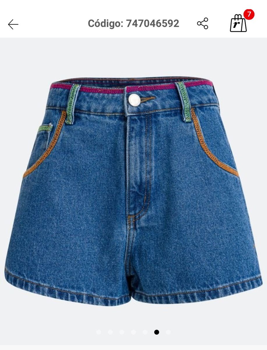 (novo) Short Jeans Renner 34 | Shorts Feminino Renner Nunca Usado ...