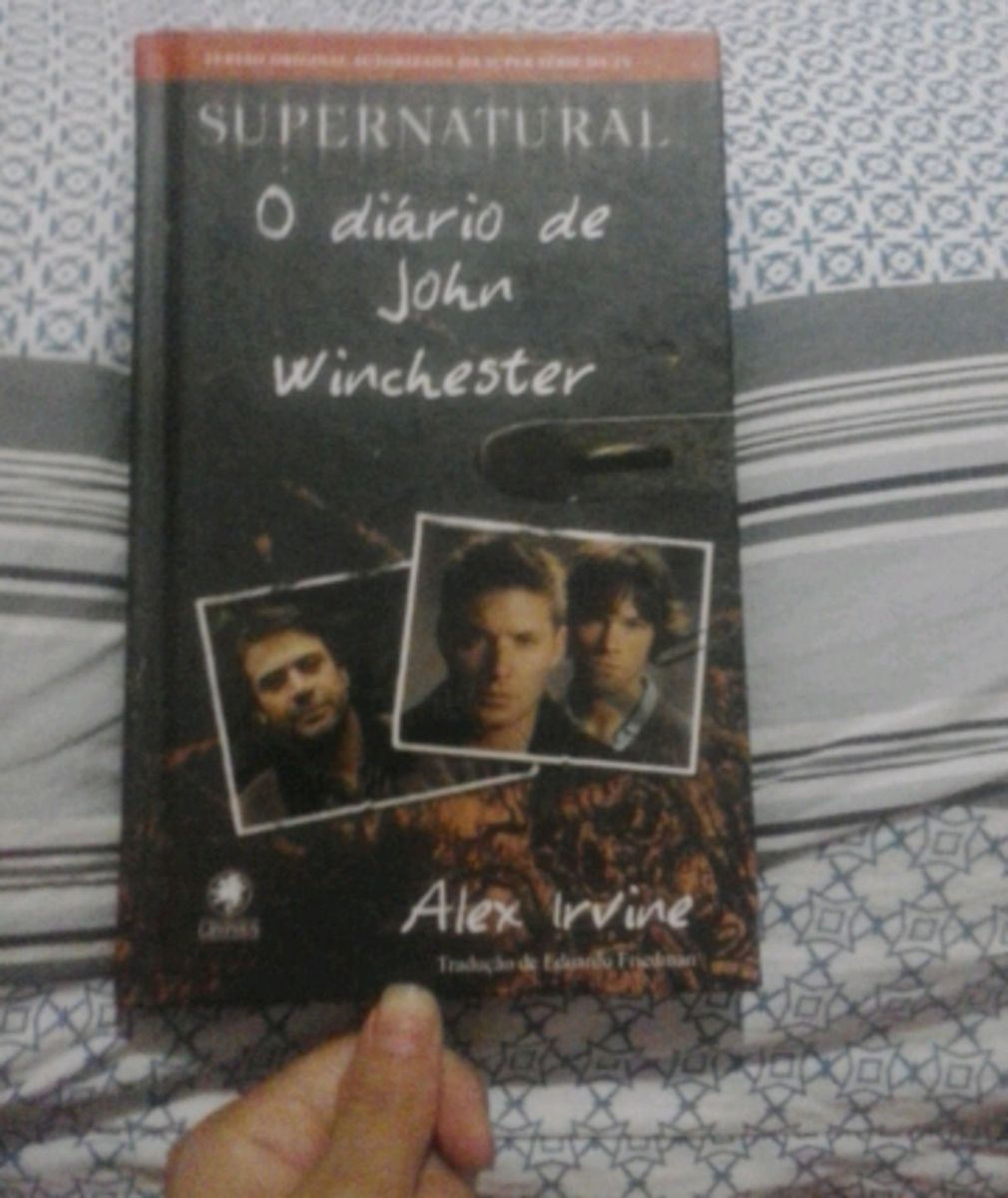 O Diário de John Winchester | Móvel p/ Casa Livro, Supernatural Usado ...