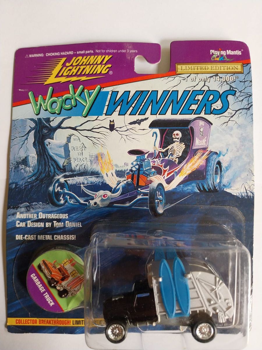 O Item Na Imagem É Uma Miniatura johnny Lightning Wacky Winners Garbage ...