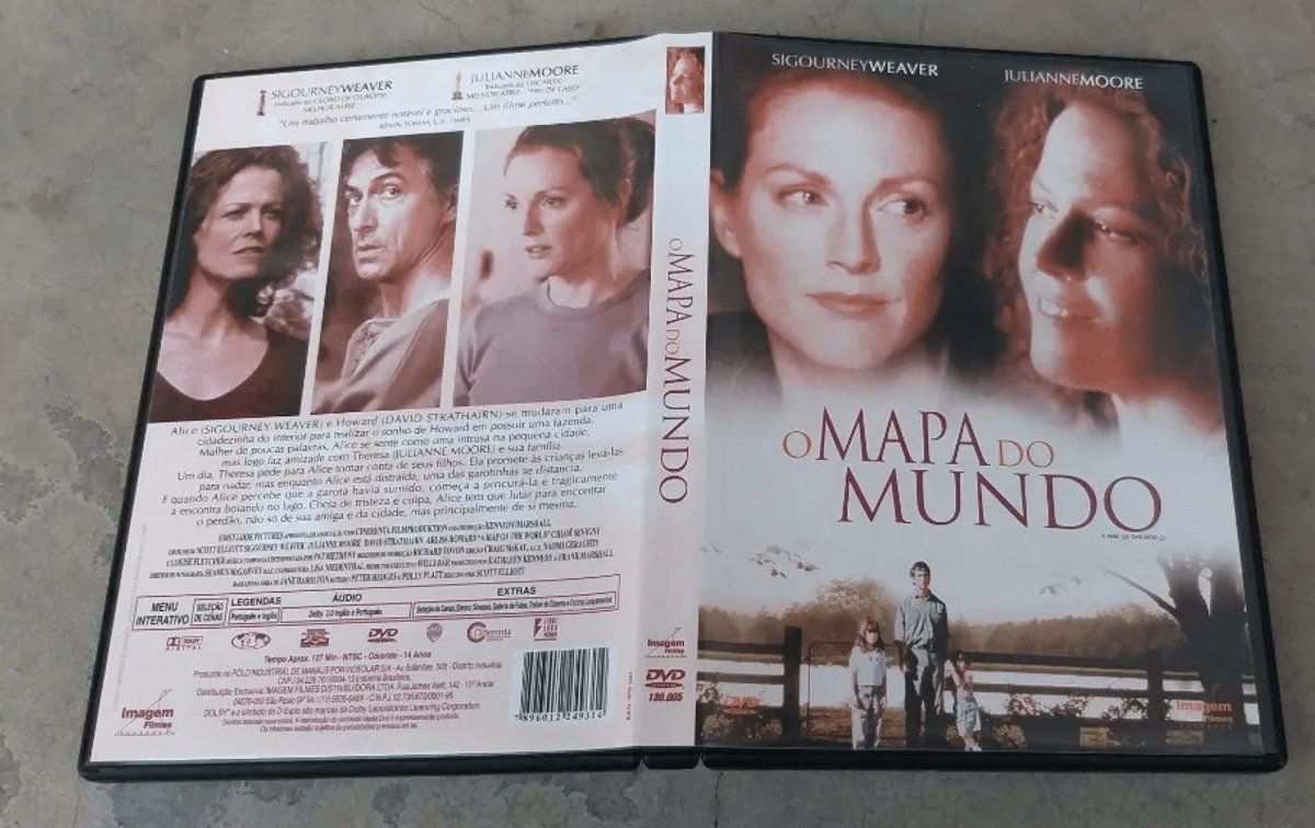 O Mapa do Mundo Dvd Filme com Sigourney Weaver Dublado | Filme e Série ...
