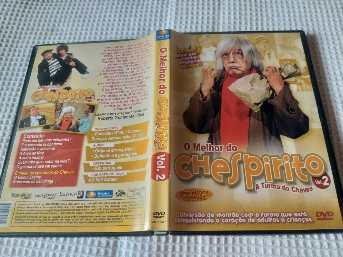 O Melhor de Chespirito Vol.2 a Turma do Chaves Dvd | Filme e Série Dvd ... O Melhor de Chespirito Vol.2 a Turma do Chaves Dvd | Filme e Série Dvd ...