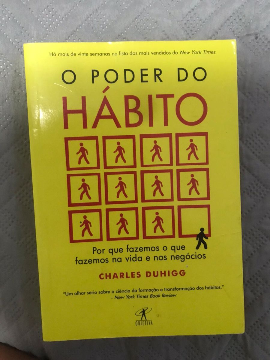 O Poder do Hábito - Charles Duhigg | Livro Usado 78323696 | enjoei
