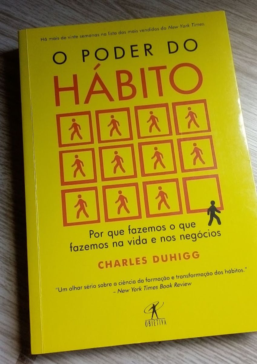 O Poder do Habito - Charles Duhigg | Livro Objetiva Usado 91916477 | enjoei