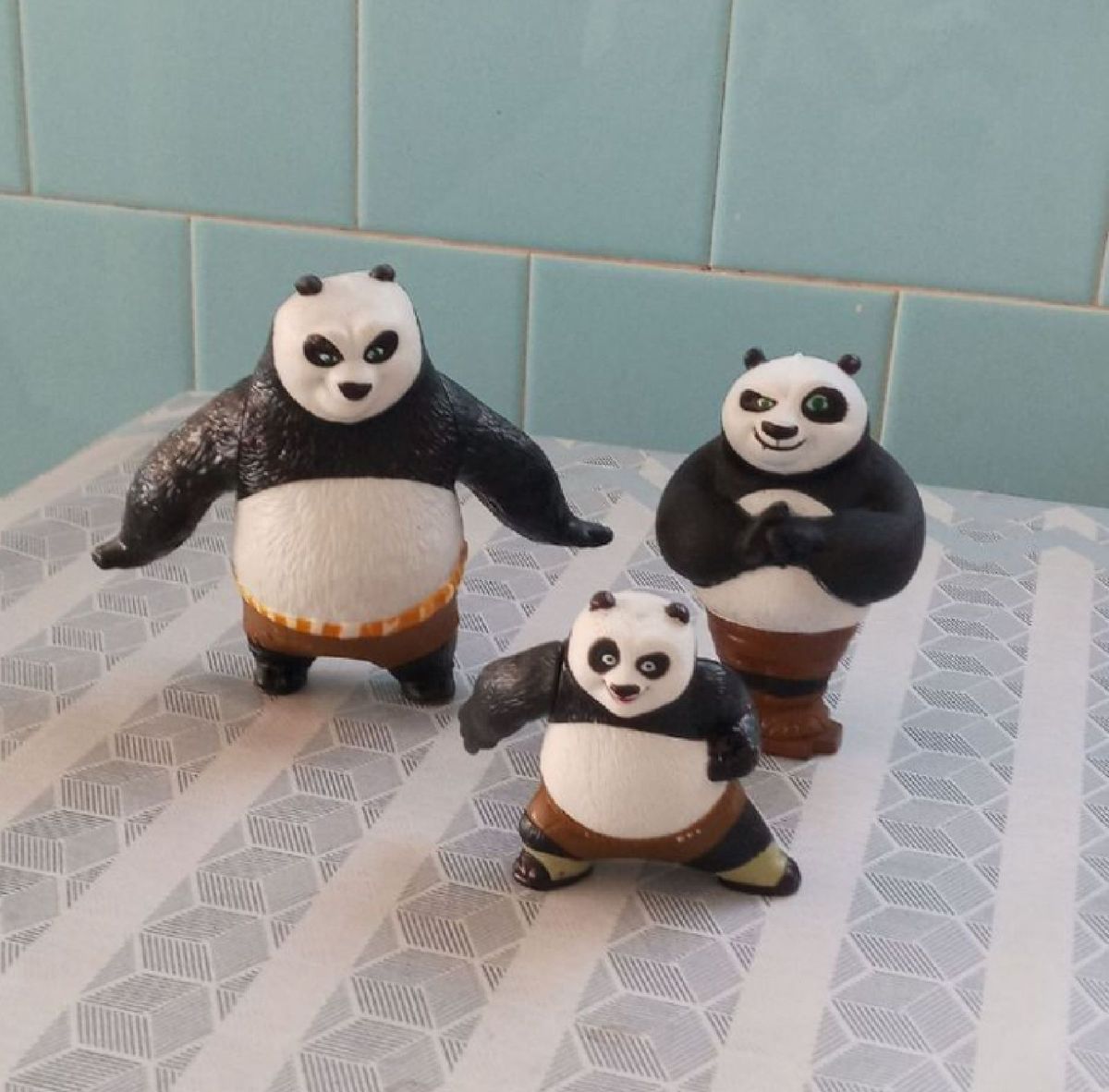 O Trio Panda do Filme Kung Fu | Brinquedo Usado 75638177 | enjoei