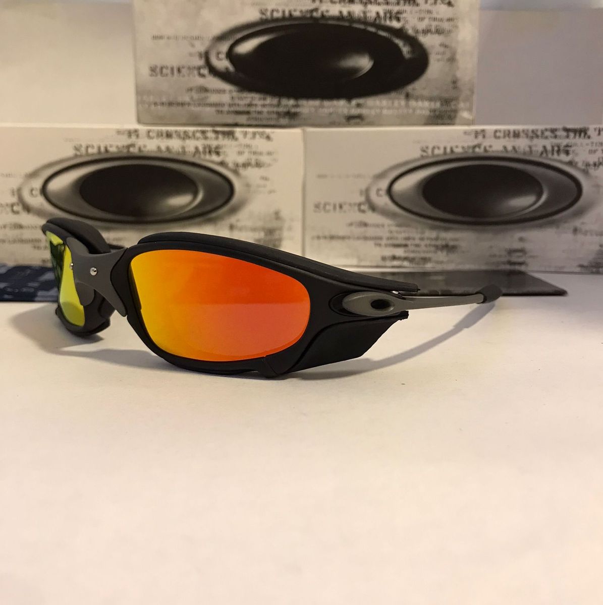 Oakley Juliet Ruby Side Blinder Pinada Metal Lente Polarizada | Óculos ...