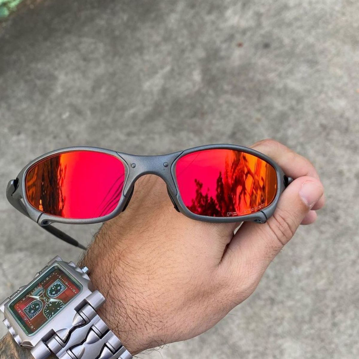 Oakley Juliet Xmetal Ruby Lentes Polarizadas Anti-reflexos | Óculos ...