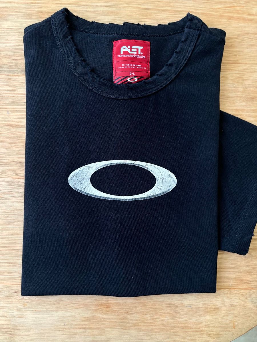 Oakley X Piet Dog Tag Black | Camisa Masculina Oakley Usado 114201526 ...