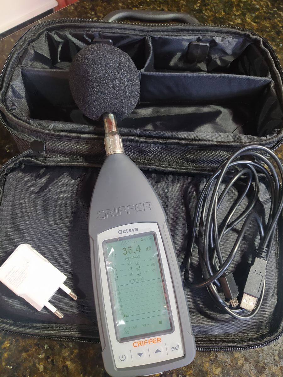 Octava Sonômetro Digital | Item Info & Eletro Criffer Instrumentos De ...