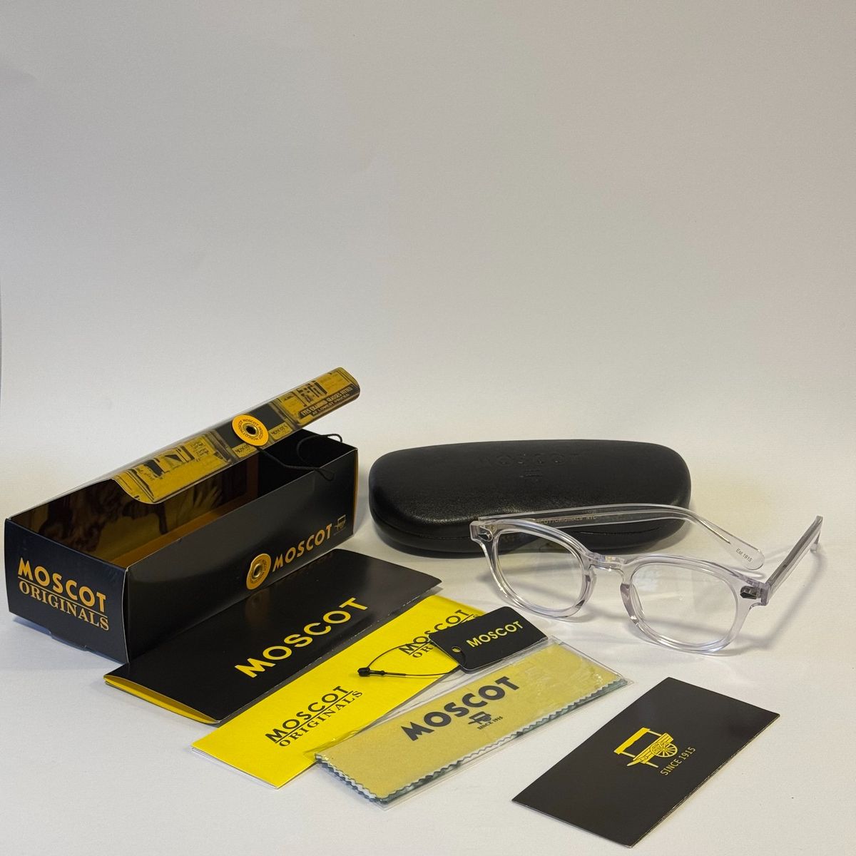 Oculos Armação Grau Moscot Lemtosh Nyc 24-145 Crystal Lente ...