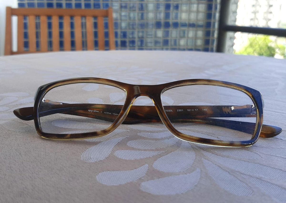 Óculos de Grau Ray-ban Rb7033l 2301 52 | Óculos Feminino Ray Ban Usado ...