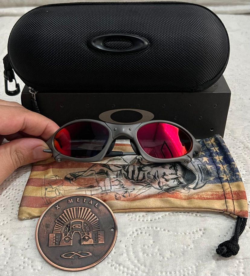 Óculos de Sol Oakley Penny X-metal Dark Ruby | Óculos Masculino Oakley Usado 109911190 | enjoei