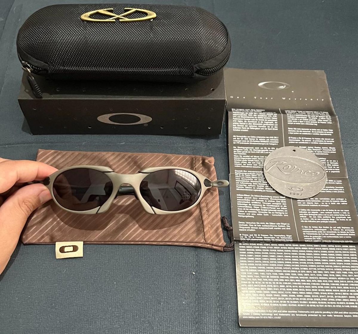 Óculos de Sol Oakley Romeo 1 X Metal Black | Óculos Masculino Oakley ...