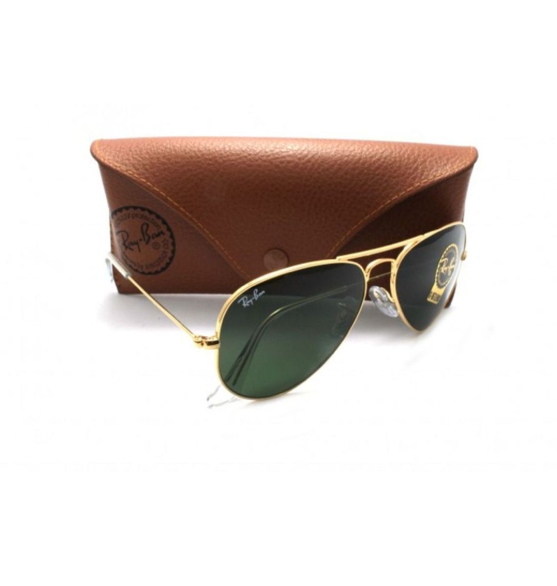 Oculos de Sol Ray-ban Aviador Classico de Tradicional G15 de Cristal ...