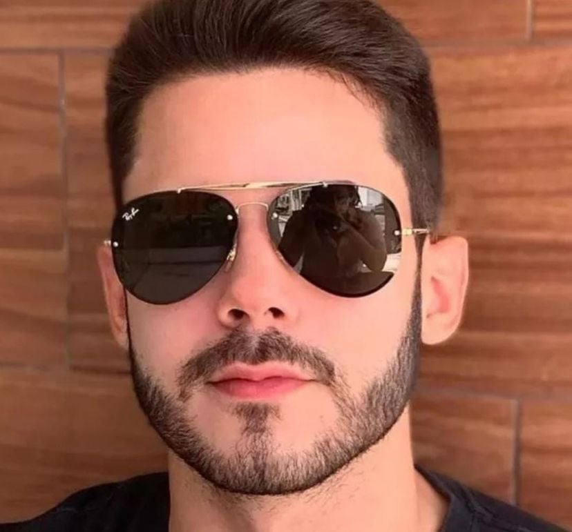 Óculos de Sol Ray Ban Blaze Aviador Rb3584 G15 Feminino Masculino Original | Óculos Feminino ...